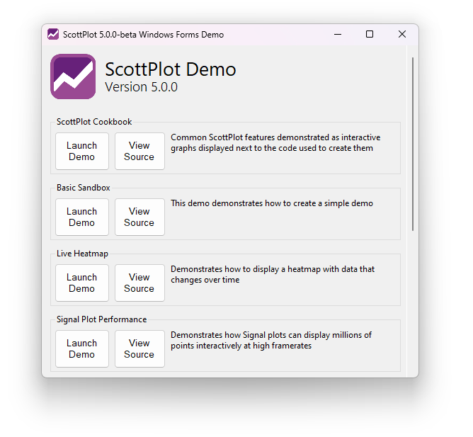 Scottplot 5 Demo Ux Needs Improvement · Issue 2337 · Scottplot Scottplot · Github