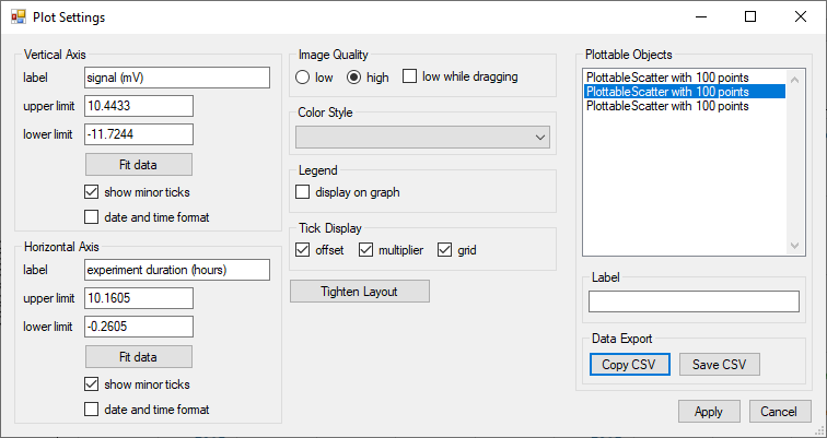 add "copy to clipboard" options to user controls · Issue #220 · ScottPlot/ScottPlot · GitHub