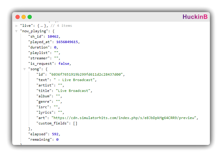 Metadata not being returned on API · Issue #5564 · AzuraCast/AzuraCast ...