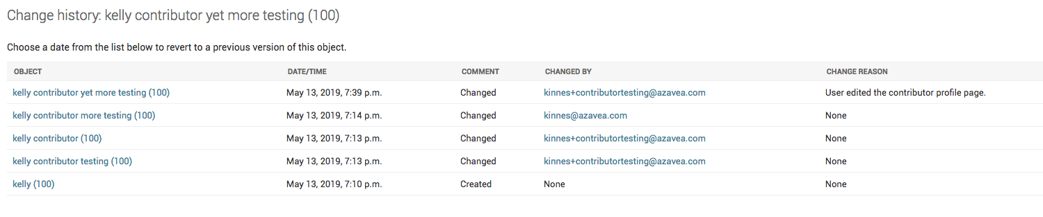 Investigate django-reversion & alternatives as possibilities for audit tracking model changes ...