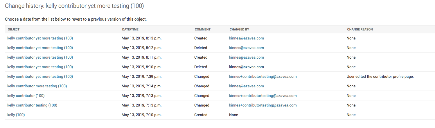 Investigate django-reversion & alternatives as possibilities for audit tracking model changes ...