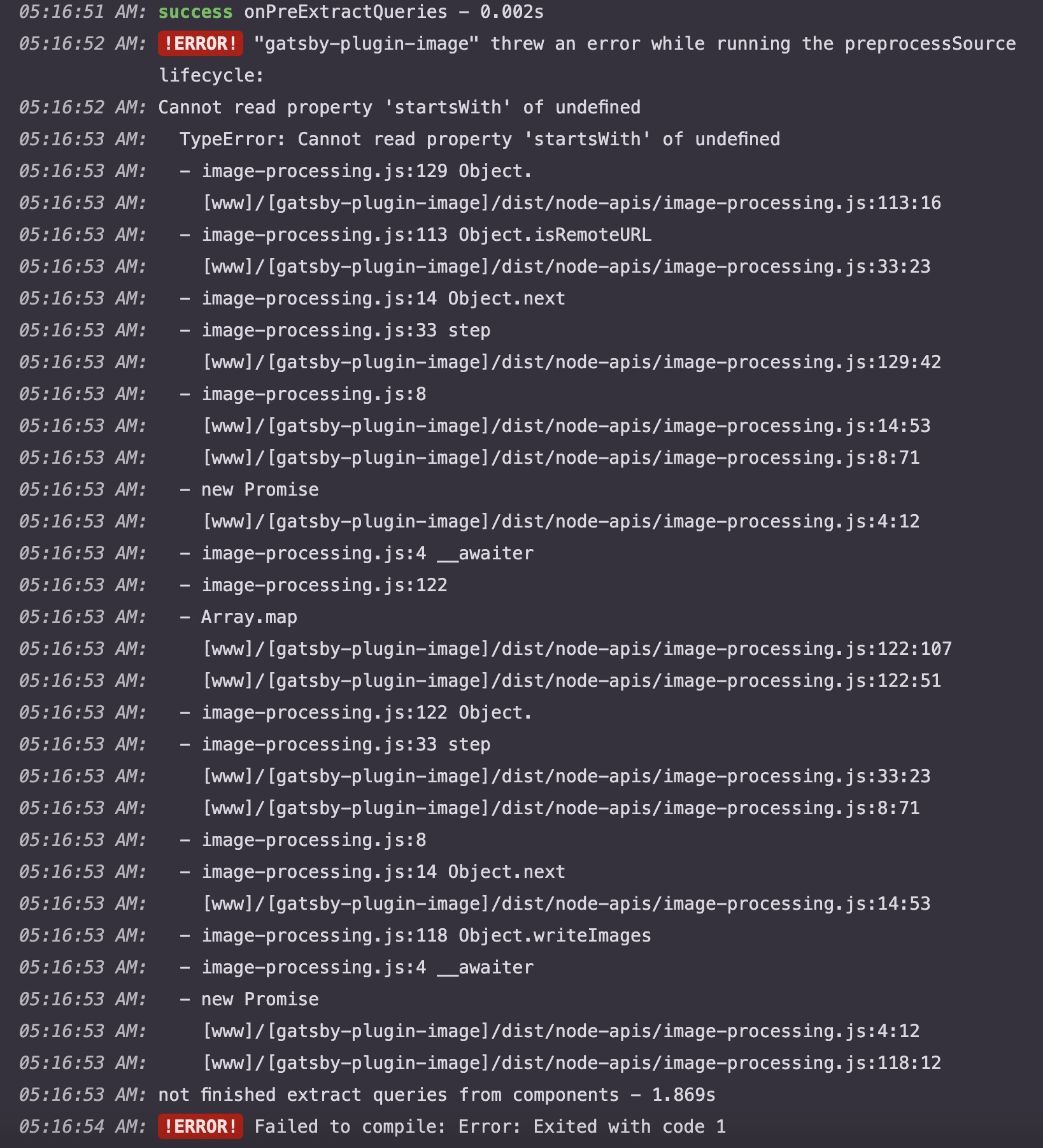 Cannot Read Property Startswith Of Undefined · Issue 30030 · Gatsbyjsgatsby · Github