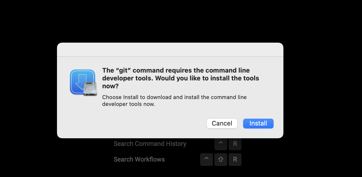 Warp prompts to install command line tools even though already installed · Issue #1834 ...