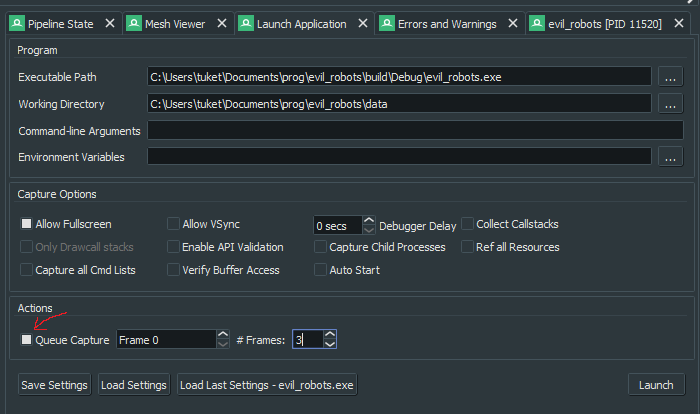 Queue Capture Frame stopped working in 1.14 · Issue #2289 · baldurk/renderdoc · GitHub