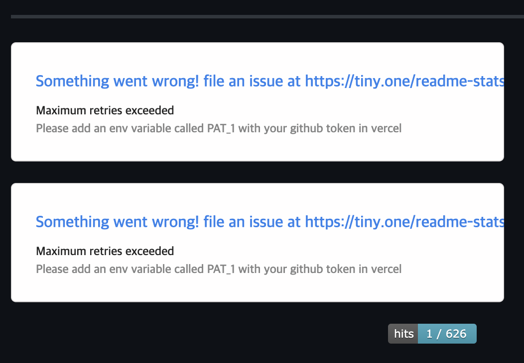 [Sever Problem] Maximum retries exceeded · Issue #1763 · anuraghazra/github-readme-stats · GitHub