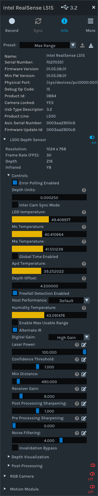 Intel RealSense L515 producing inaccurate depth information · Issue #10955 · IntelRealSense ...