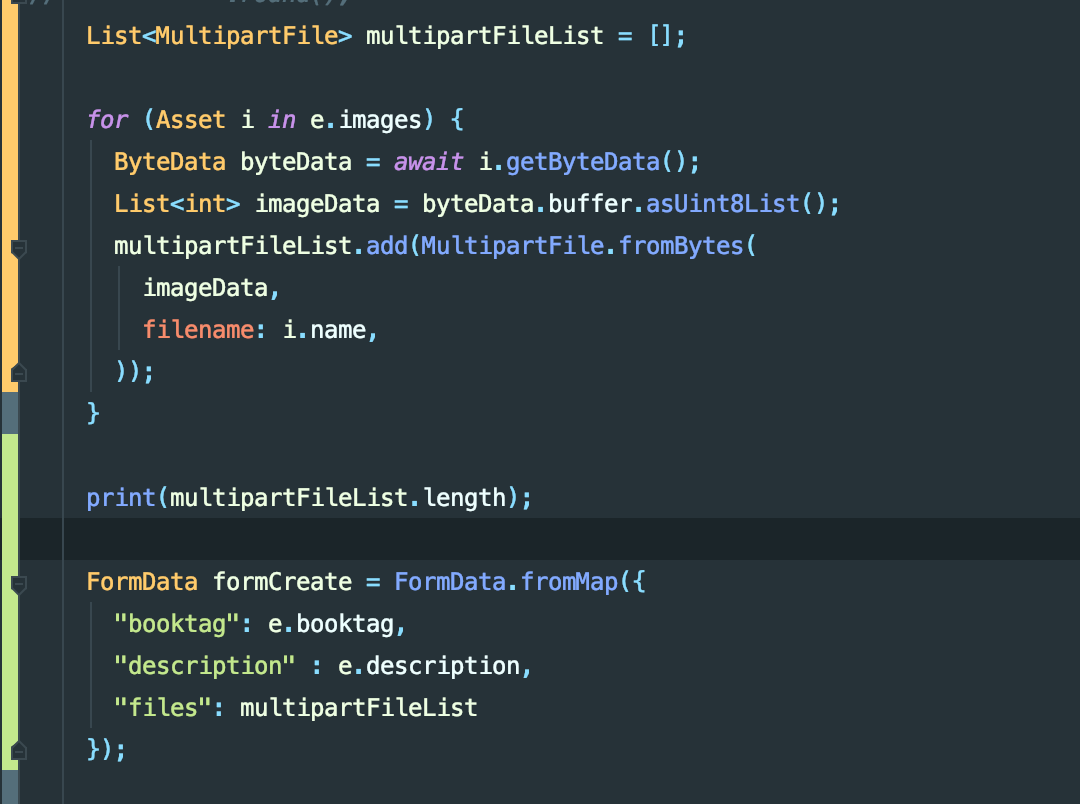 I am trying upload list file MultipartFile · Issue #846 · cfug/dio · GitHub