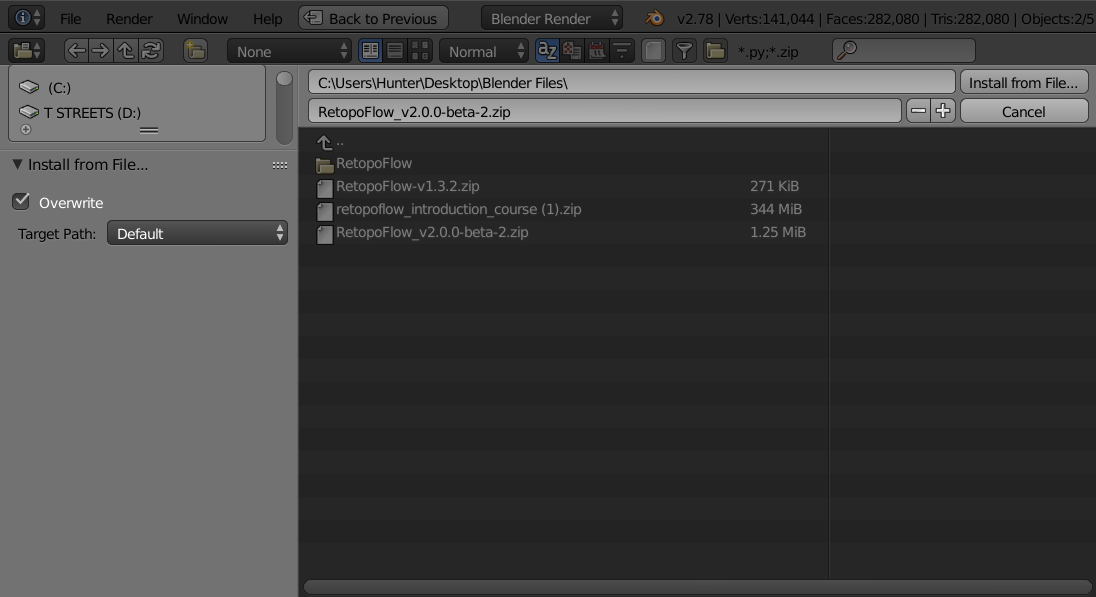Error pops up when I try to do anything · Issue #546 · CGCookie/retopoflow · GitHub