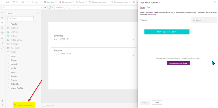 [BUG]: Unable to Import Component from Canvas Component Library from Creator Kit (App Source ...