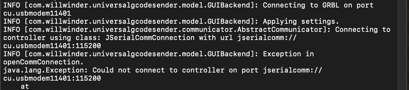 Error Opening Connection · Issue #2183 · winder/Universal-G-Code-Sender · GitHub
