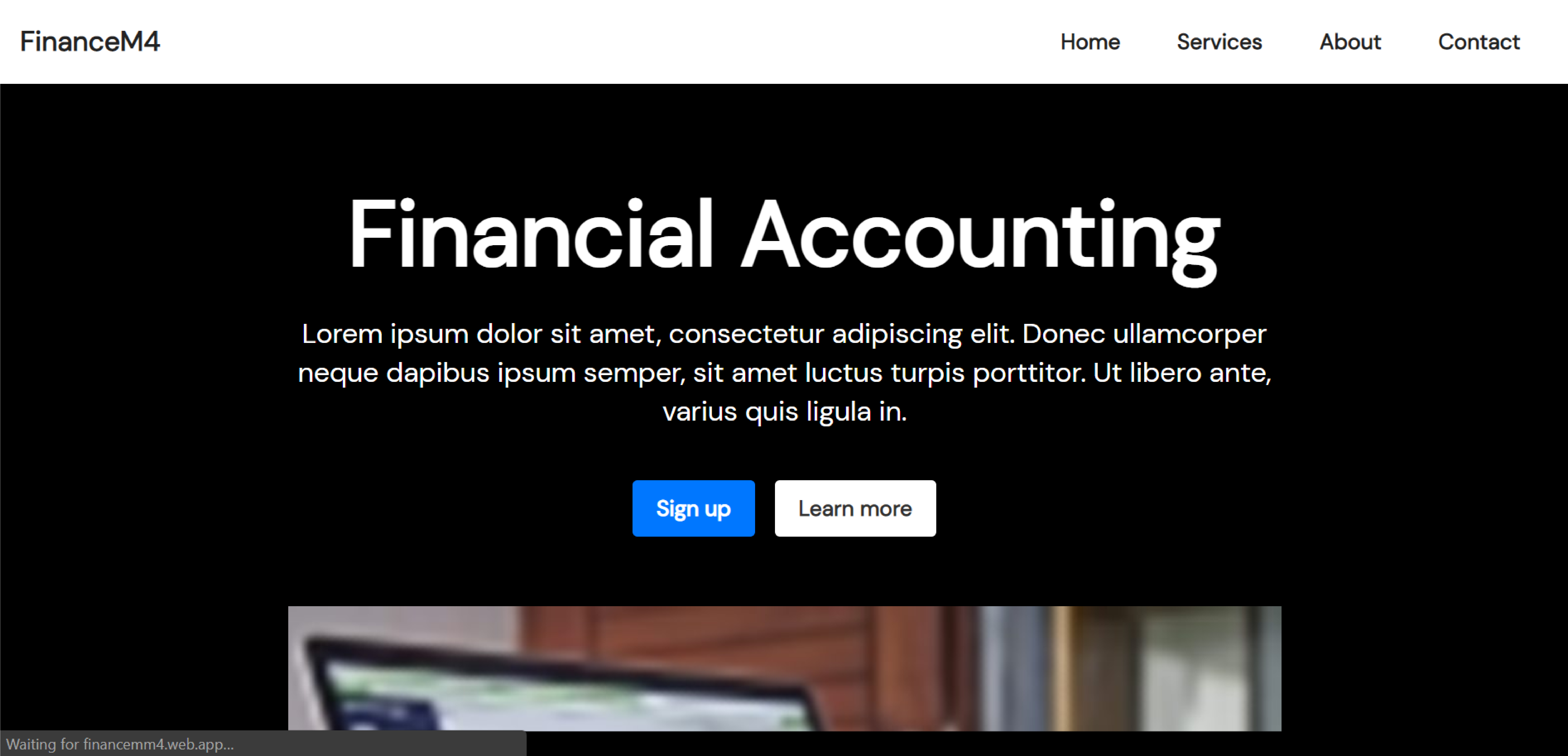 GitHub - lexican/react-finance-landing-page