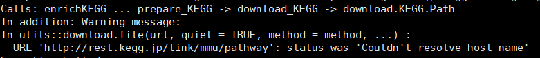 clusterProfiler can not resolve the host name when running kegg enriched · Issue #518 · YuLab ...