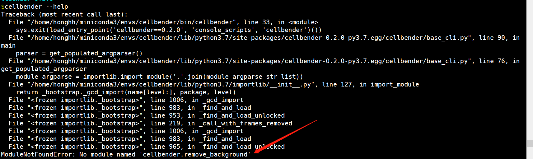 error when install CellBender · Issue #82 · broadinstitute/CellBender · GitHub