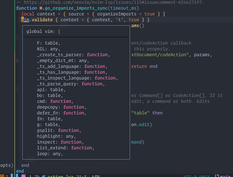 Large floating windows are not truncated vertically · Issue #48 · nvimdev/lspsaga.nvim · GitHub