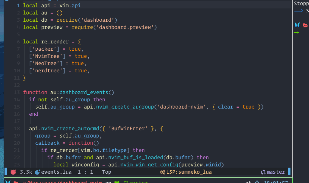 Shortcuts and Sessions not working · Issue #225 · nvimdev/dashboard-nvim · GitHub