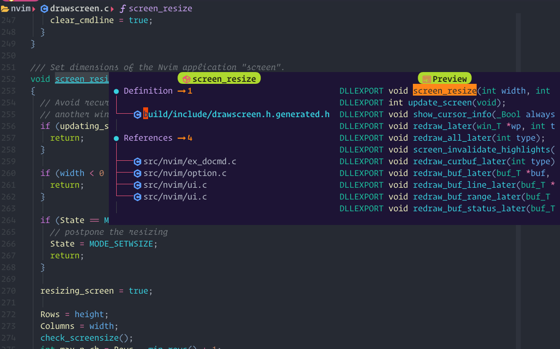 new show case · Issue #634 · nvimdev/lspsaga.nvim · GitHub