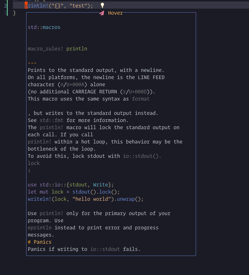 Rust Analyzer Hover Not Working In Cargo Check R · Issue 2502