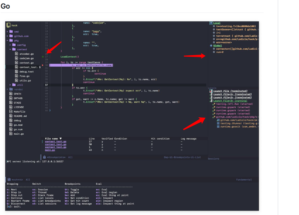How To Config Go Debug · Issue 110 · Emacs Lspdap Mode · Github