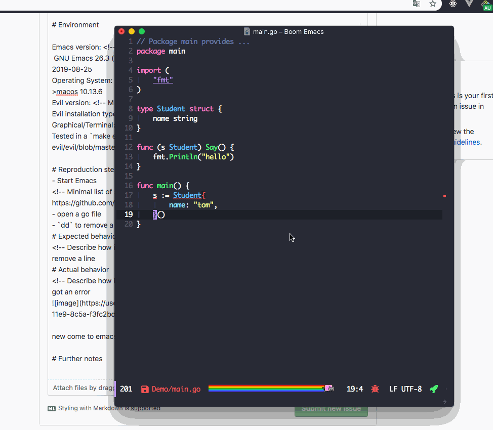 when use dd remove line got an error · Issue #1189 · emacs-evil/evil · GitHub