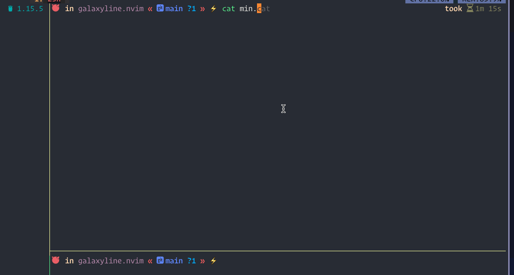 Sourcing init.vim temporarily breaks statusline · Issue #40 · nvimdev/galaxyline.nvim · GitHub