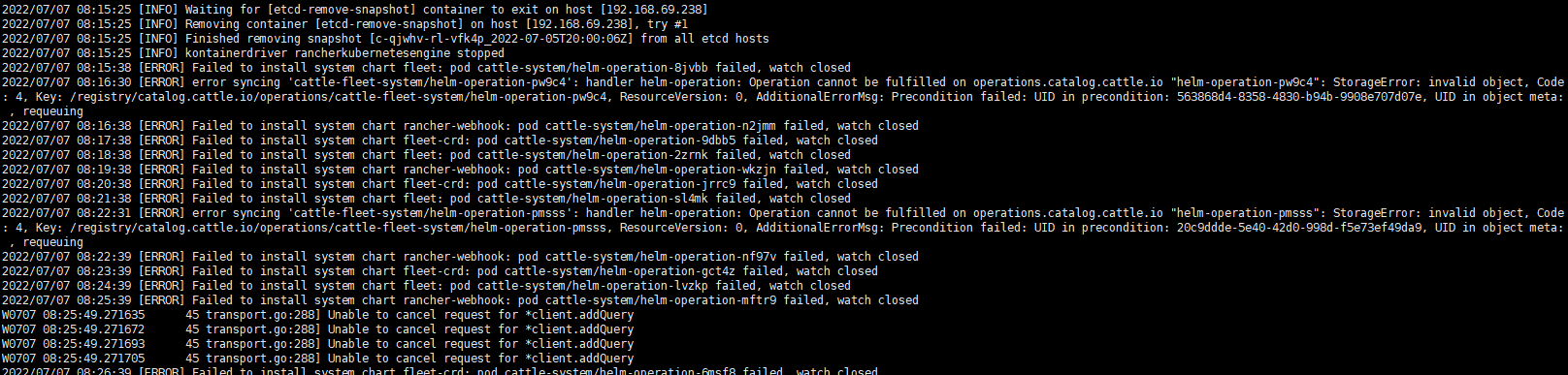 Failed to install system chart fleet-crd · Issue #38207 · rancher/rancher · GitHub