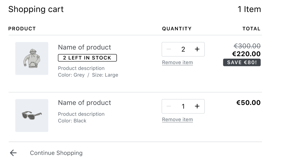 Cart Block Item Low Stock Badge Should Be On Its Own Line Under Product Name · Issue 1871