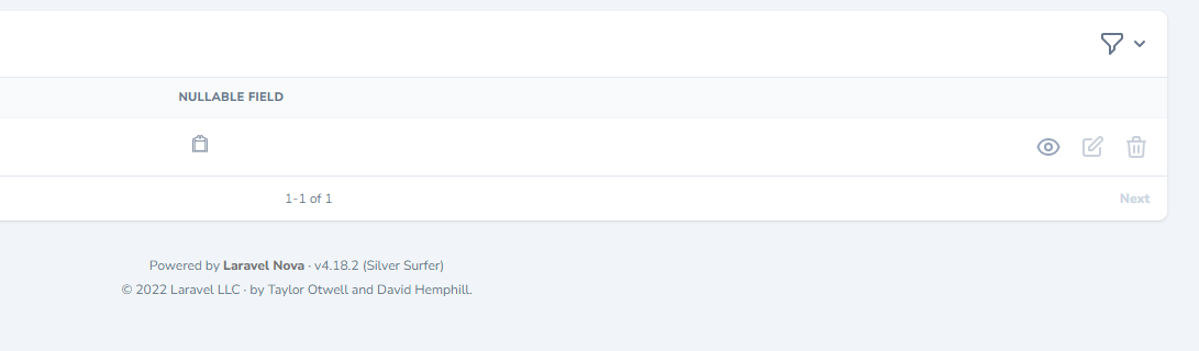 As a user I want to see '—' in case of null value · Issue #6 · waynestate/nova-text-copy-field ...