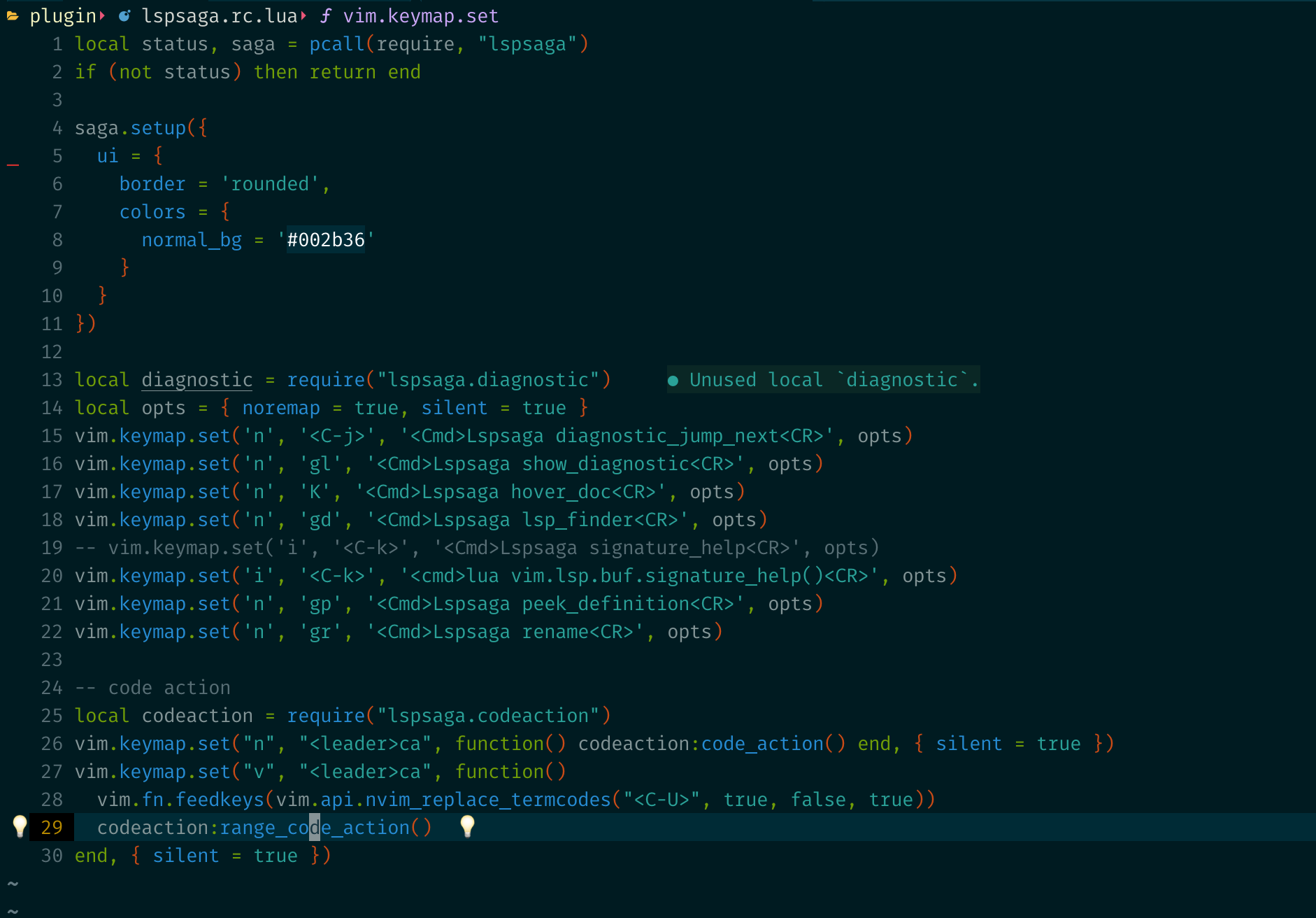 'Width' key must be a positive Integer · Issue #882 · nvimdev/lspsaga.nvim · GitHub