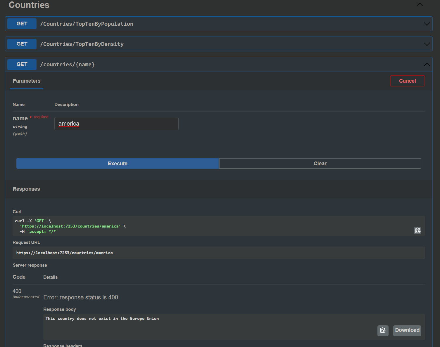 GitHub - MarcisPrieditis/RestcountriesAPI