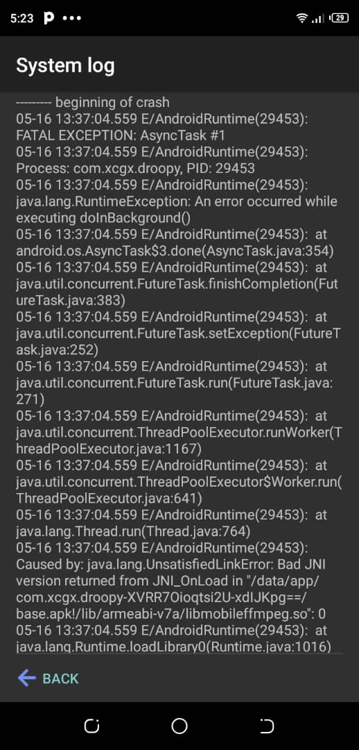 When I call the trimmer instance saveVideo, my real device app crashes · Issue #107 · sbis04 ...