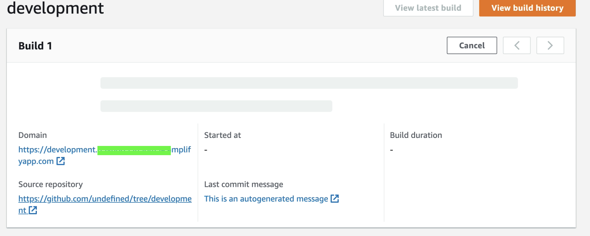 Source Repository field keeps flipping from real repo to an undefined ...