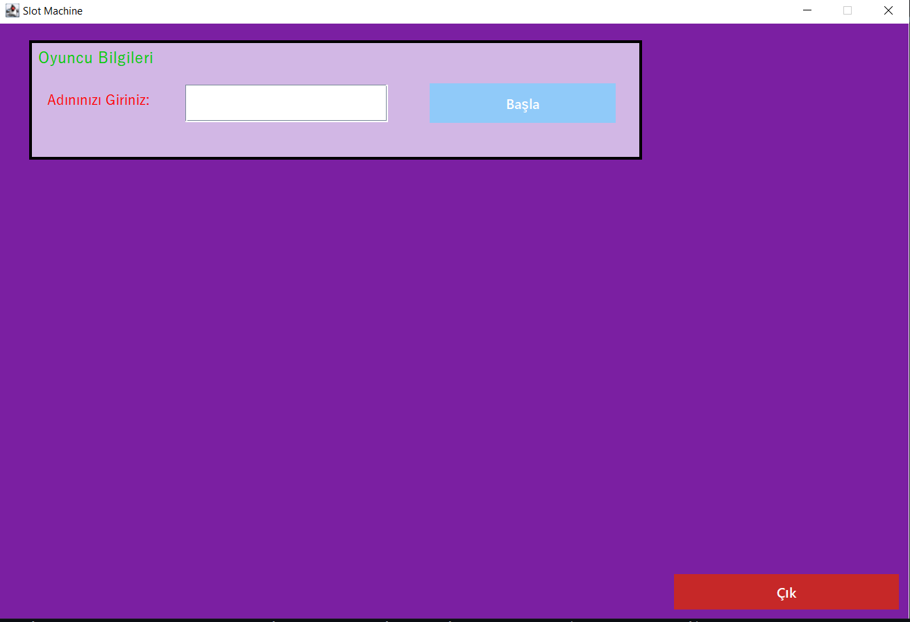 GitHub - mgmetehan/SlotMachine
