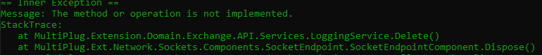 Attempting to Delete Log via MultiPlug API = Method not implemented · Issue #52 · British ...