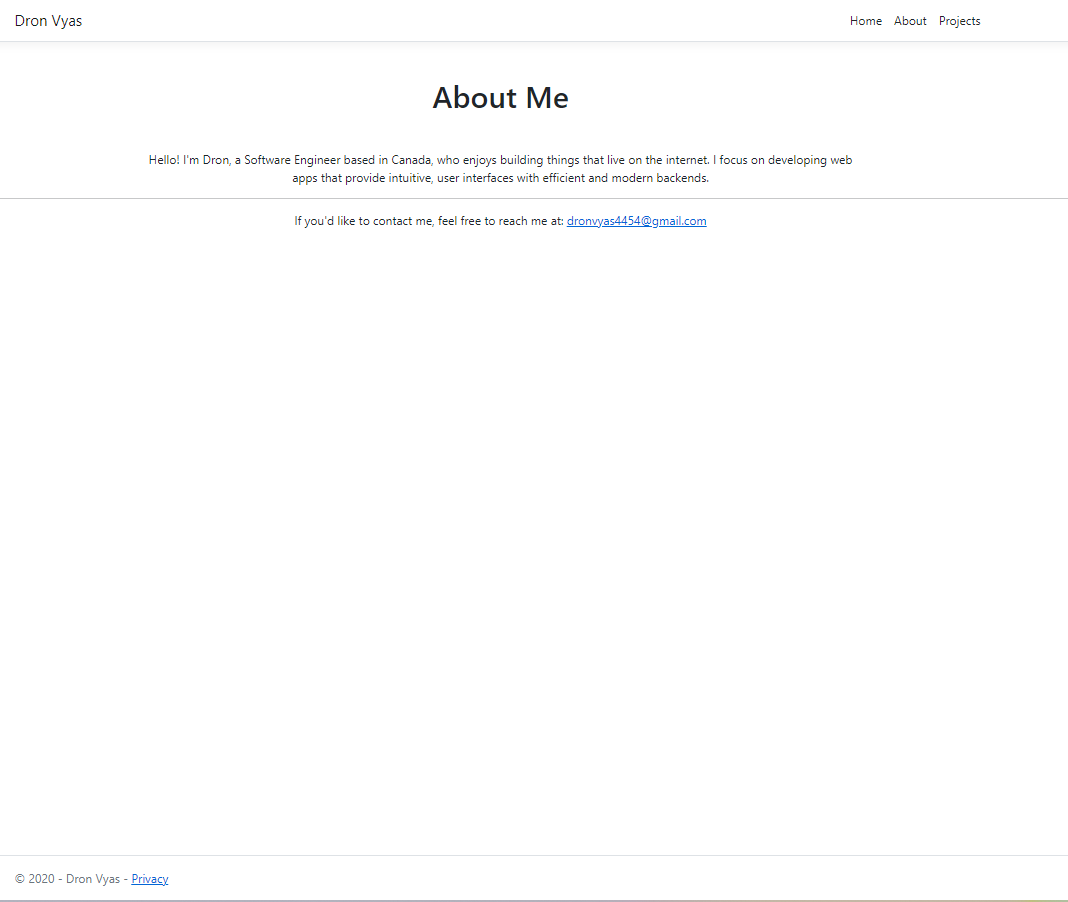 GitHub - dronv/resume-template-asp-net-core