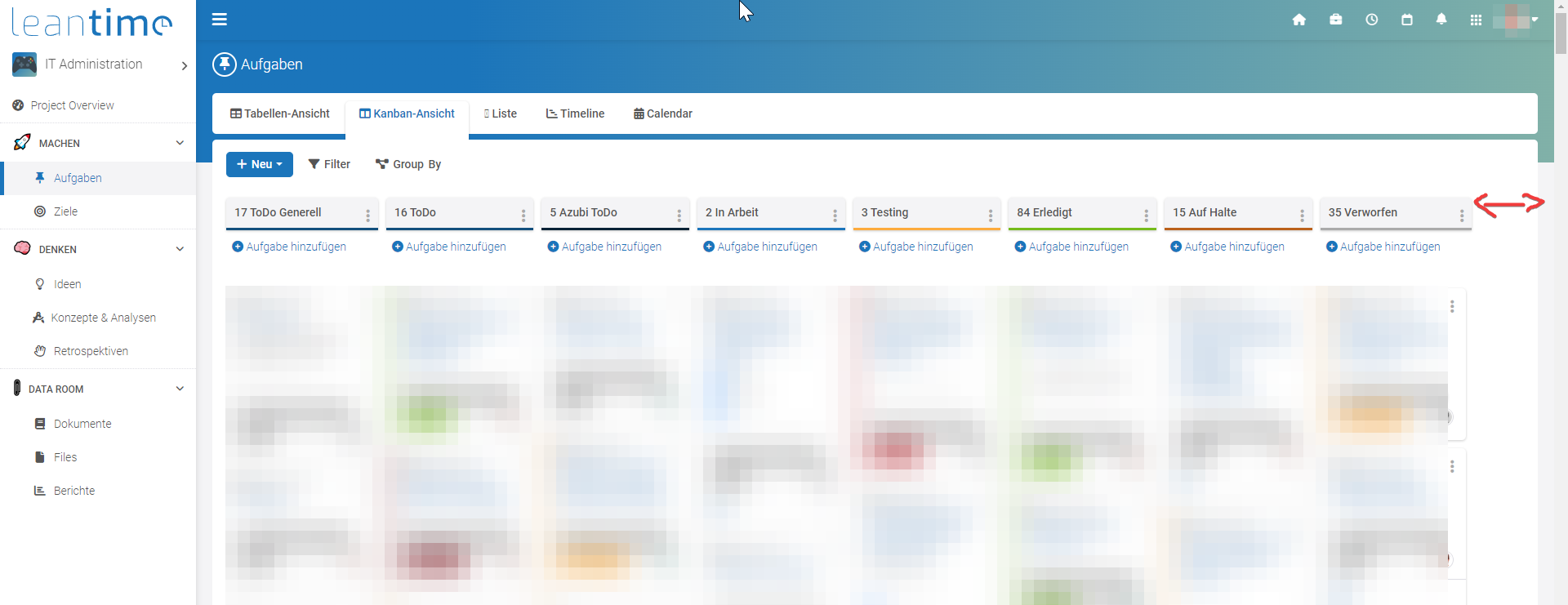 [BUG] Design optimisation in the kanban board overview · Issue #2007 · Leantime/leantime · GitHub