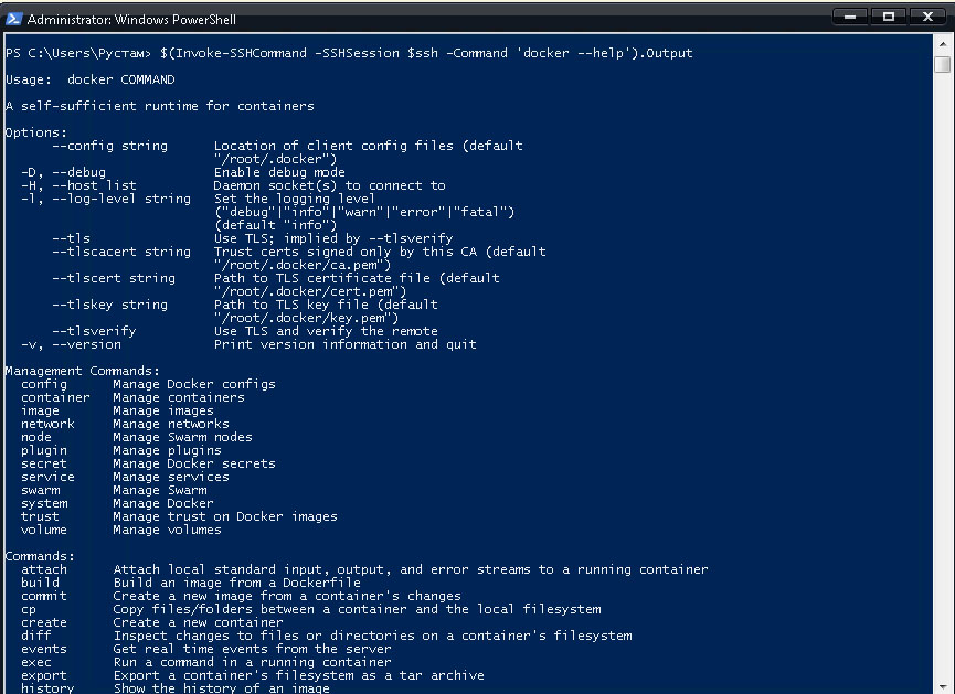 Don't have an answer from docker · Issue #220 · darkoperator/Posh-SSH · GitHub