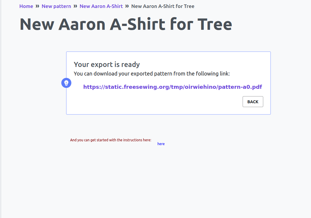 Add a link to the documentation when you export your pattern and in the side bar · Issue #2153 ...