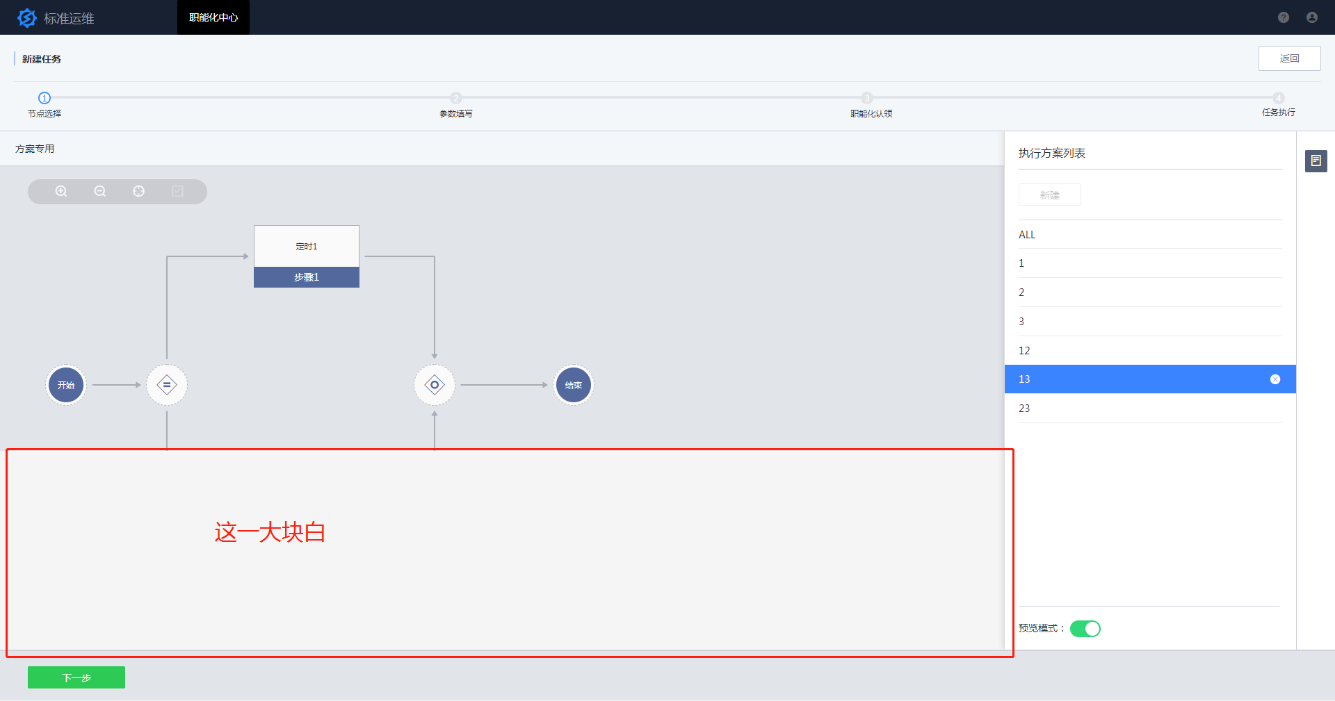Improve 任务预览模式出现一大块空白 · Issue 723 · Tencentbluekingbk Sops · Github