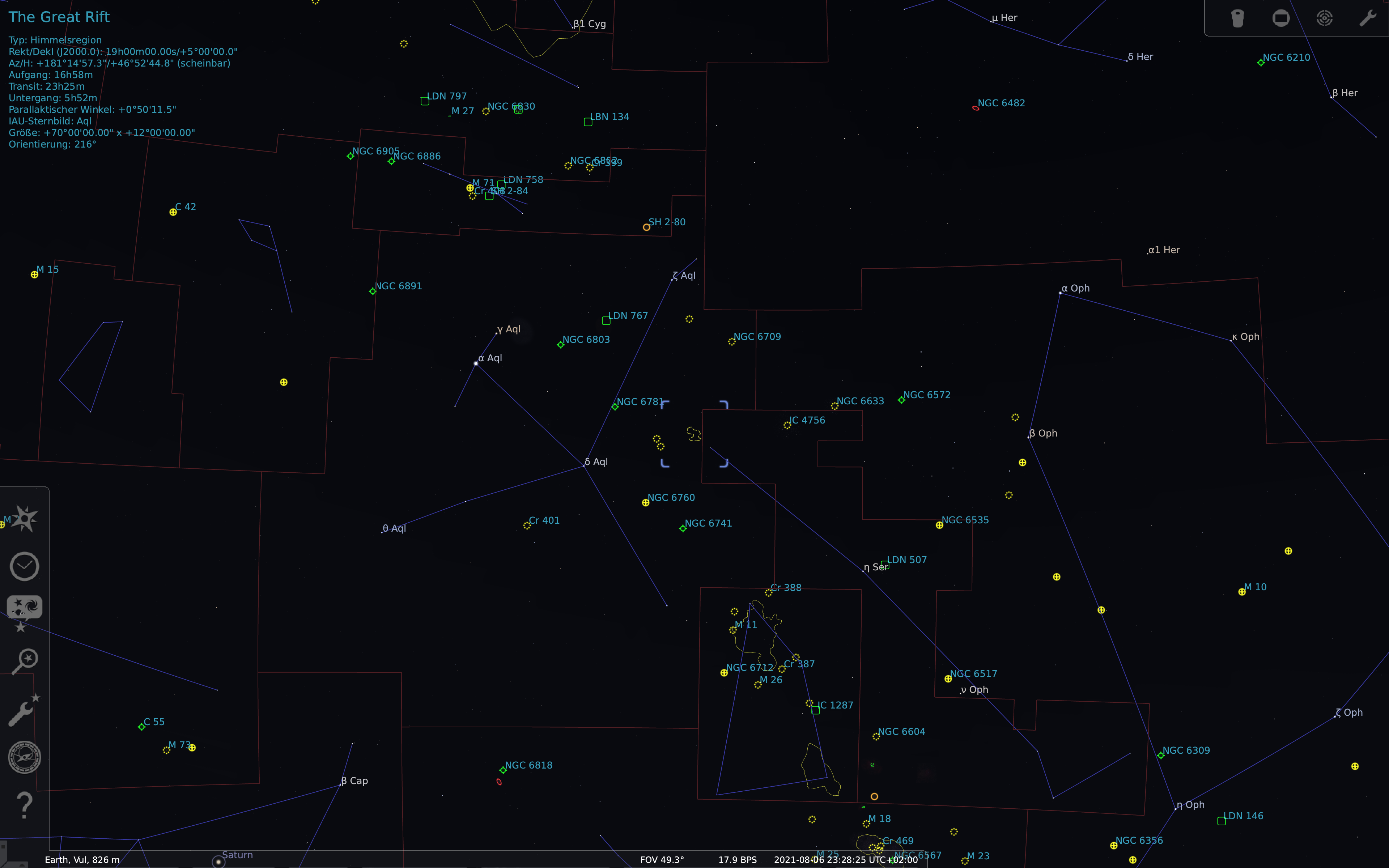 Strange representation of the "Great Rift" · Issue #1830 · Stellarium ...