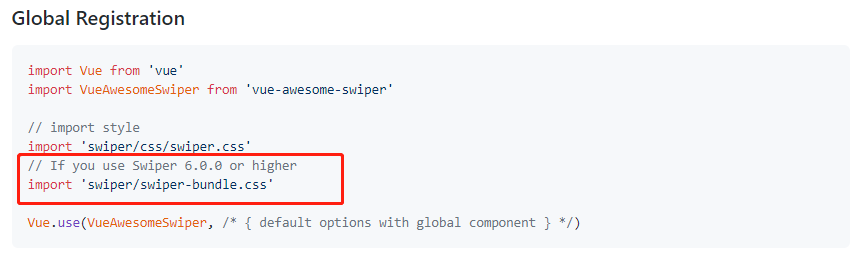 swiper/css/swiper.css not found!!!! · Issue #715 · surmon-china/vue-awesome-swiper · GitHub