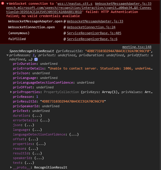Unable To Get Started · Issue 331 · Microsoftcognitive Services Speech Sdk Js · Github