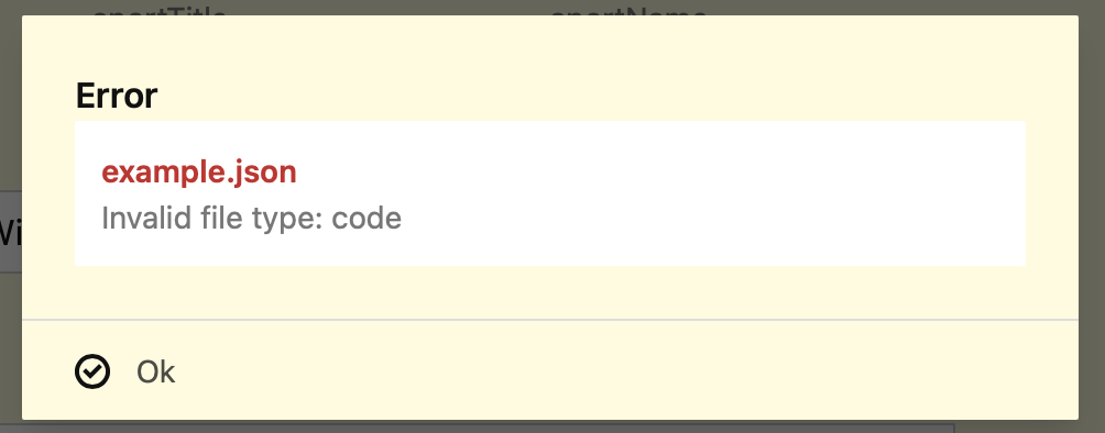 Cannot Upload or Replace .json File in Panel ("Invalid file type: code") · Issue #3031 ...