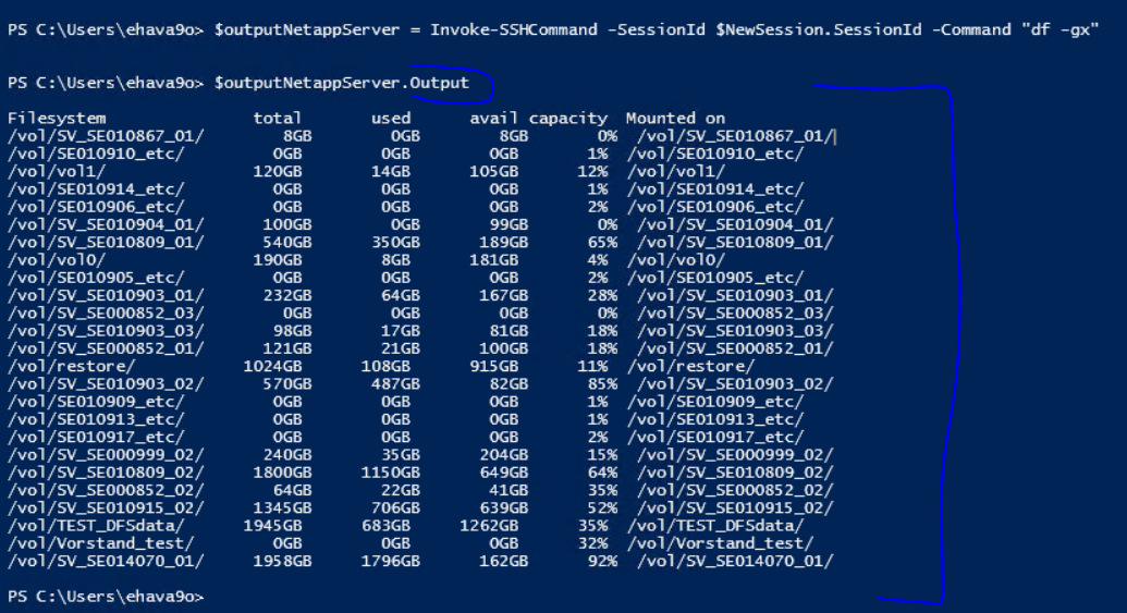 Do not receive full command output from Invoke-SSHCommand · Issue #364 · darkoperator/Posh-SSH ...