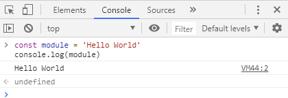 Can't name a variable "module" when devtool is "source-map" · Issue #7369 · webpack/webpack · GitHub
