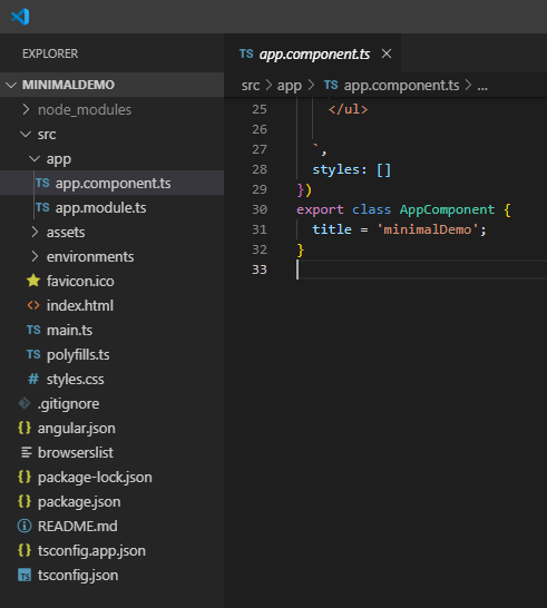 When do ng new --minimal, it should include tslint.json file as well. · Issue #15711 · angular ...