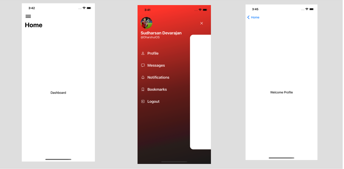 GitHub - SudharsanDevarajan/SwiftUI-Sidemenu: Animated Sidemenu using ... GitHub - SudharsanDevarajan/SwiftUI-Sidemenu: Animated Sidemenu using ...