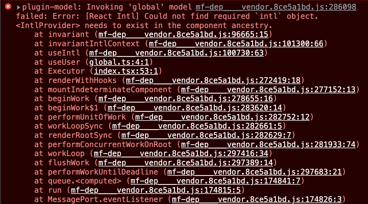 在 useModel 中使用 useIntl 报错 [Feature Request] say something · Issue #6182 · umijs/umi · GitHub