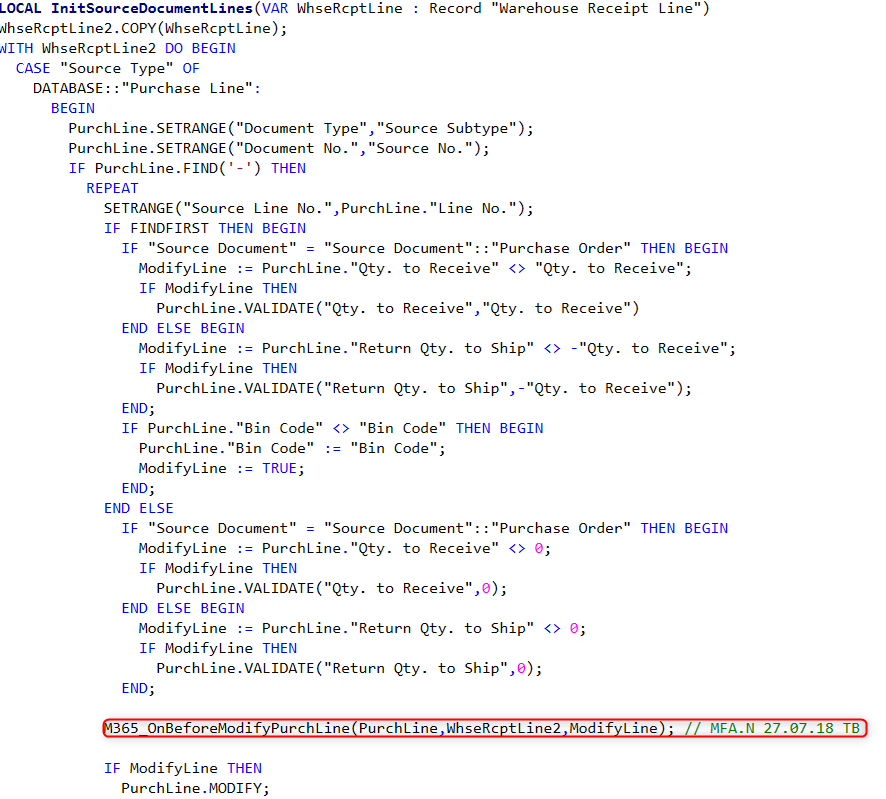 Event Request Codeunit 5760 Functions Code And Initsourcedocumentlines · Issue 3217 · Microsoft