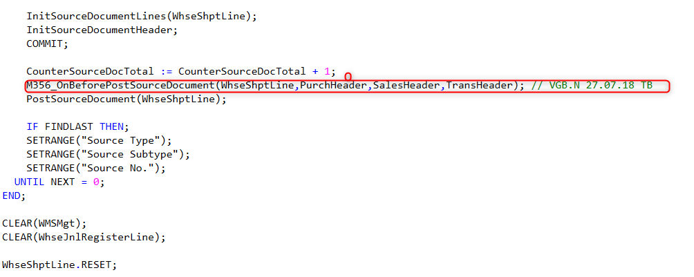 Event Request Codeunit 5763 Function Code · Issue 3219 · Microsoftal · Github 