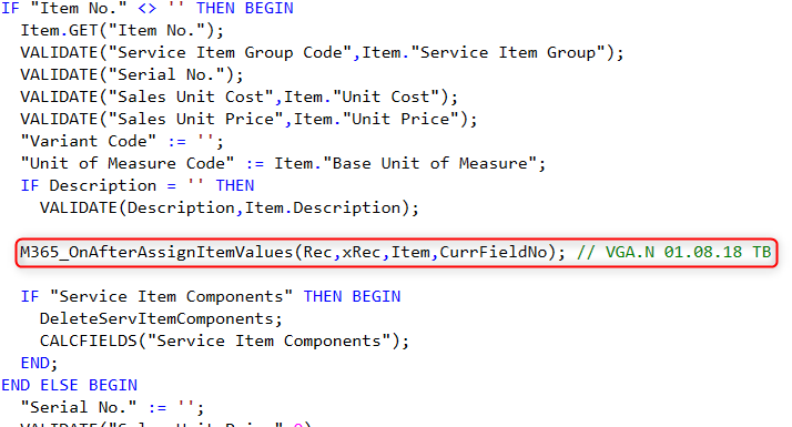 [Event Request] Tables 5901 & 5940, Function Item No. - On Validate · Issue #3230 · microsoft/AL ...